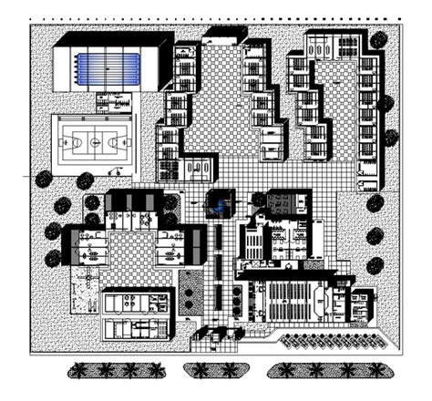 School University Campus Teaching Equipment Research Lab Laboratory Cad Design Elements V 1
