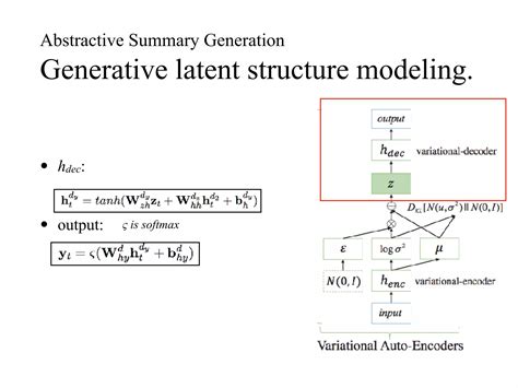 Deep Recurrent Generative Decoder For Abstractive Text Summarization Ppt