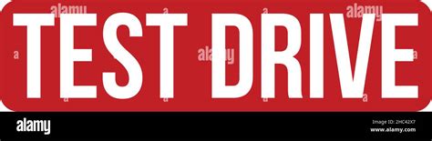 Test Drive Rubber Stamp Red Test Drive Rubber Grunge Stamp Seal Vector