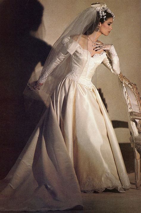 Brides Magazine 1984 Model Kristin Clotilde