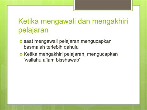 Adab Guru Terhadap Santrinya PPT