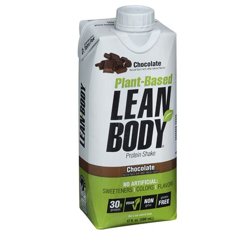 Bebida De Proteína Lean Body Chocolate Vegano 500ml 983667