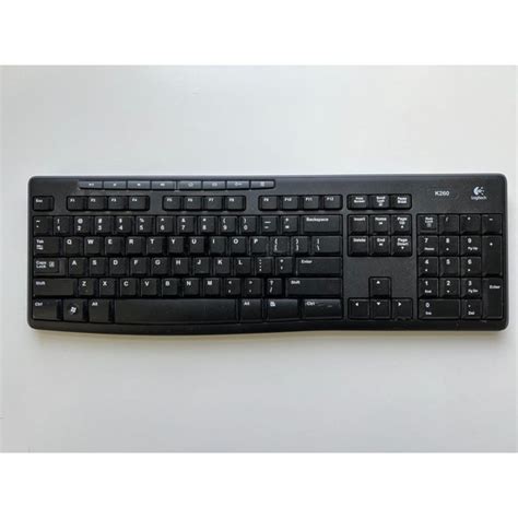 Logitech Computers Laptops And Parts Logitech Black Pc Computer Wireless Keyboard Model K26