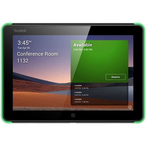 Yealink Roompanel Microsoft Teams Scheduling Panel Ip Phone Warehouse