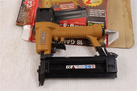 Canwood 18 Gauge Pneumatic Brad Nailer Untested Rusty But Appears New