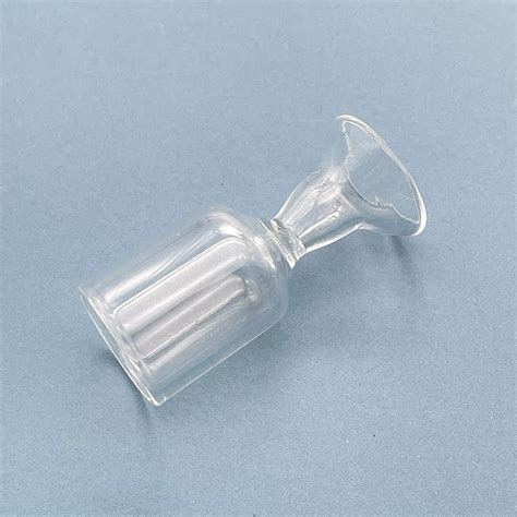 Poultry Glass Chicken Cock Semen Collection Cup 5ml Capacity Tank