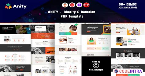 Anity Charity And Donation Php Template Codeintra