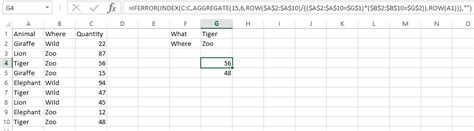 How To Index And Make Multiple Matches Across Multiple Columns In Excel Stack Overflow