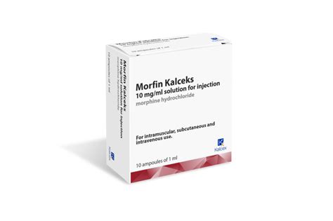 Morphine Hydrochloride Kalceks Kalcex