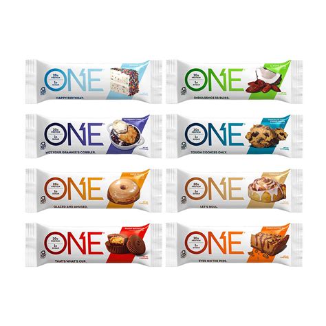 One Bars Peanut Butter Pie Flavored Protein Bars 212 Oz 4 Count Box