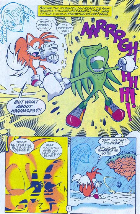 Knuckles The Echidna Canon Archie Comicsmaverick Zero X Character