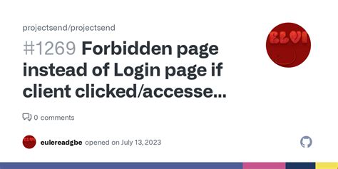 Forbidden Page Instead Of Login Page If Client Clickedaccessed A Direct Link · Issue 1269