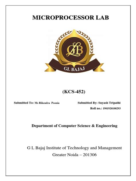 Mp Lab File 2 Pdf Assembly Language Computing