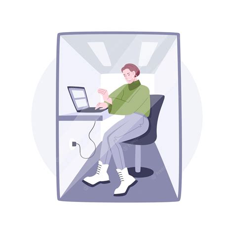 Premium Vector Workstation Isolated Cartoon Vector Illustrations