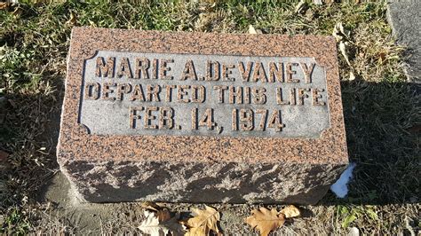 Marie A Devaney Desconhecido 1974 Memorial Find A Grave