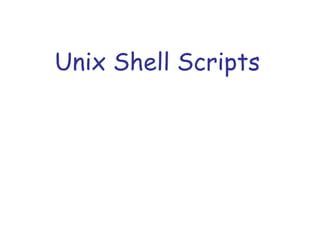 Shell Scripts | PPT