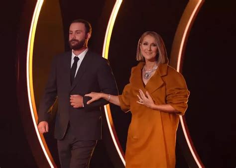 Celine Dion Spotted Leaning On Sons Arm At Grammys As She Fights