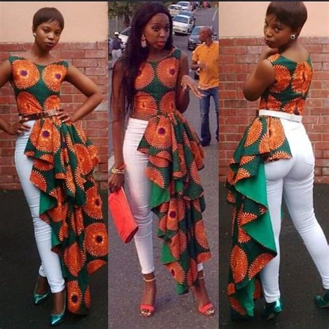 African Peplum Top Ankara Peplum Top African By Diagossacouture