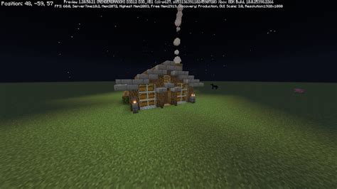 How To Build A Simple Storage House In Minecraft 120 Youtube