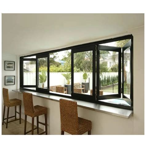 American Standard Aluminum Glass Hurricane Resistance Bifold Window
