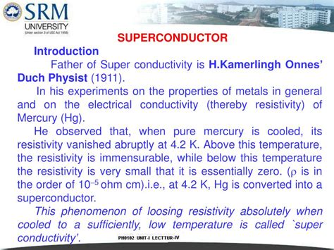 Ppt Lecture 4 Contents Superconductors Applications Of Superconductors Powerpoint Presentation
