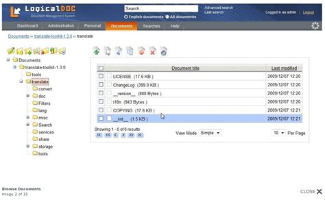 LogicalDOC Document Management Program LinuxLinks