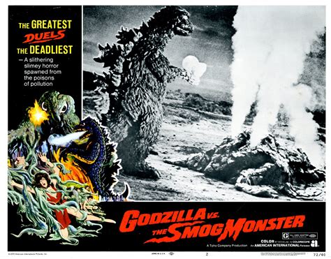 Godzilla Vs The Smog Monster 1971 Godzilla Vs The Thing Poster