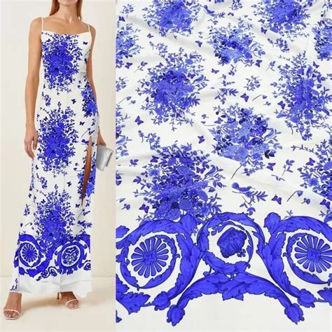 Poly Organza Fabrics Printing Service Job Work At Rs 100 Meter Fabric