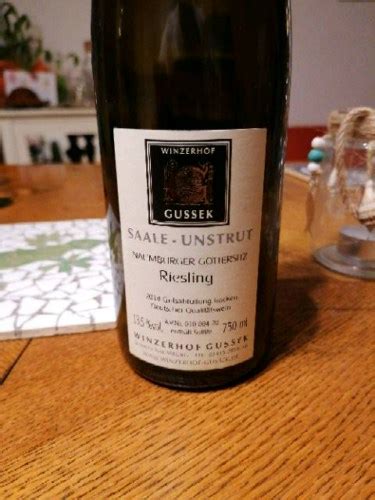 Gussek Naumburger Steinmeister Riesling Vivino US