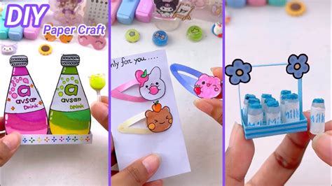 Diy Miniature Crafts Idea Easy Craft Ideas School Hacks Mini