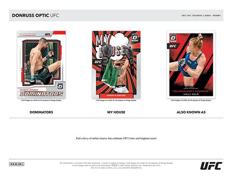 2022 Panini Donruss Optic Ufc