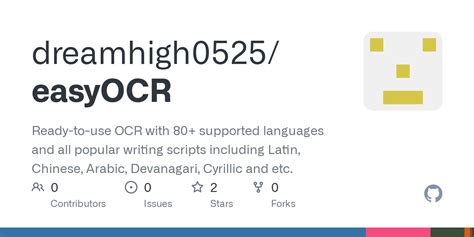 GitHub Dreamhigh EasyOCR Ready To Use OCR With Supported Languages And All Popular