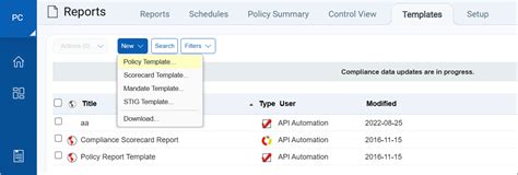 Custom Policy Report Template