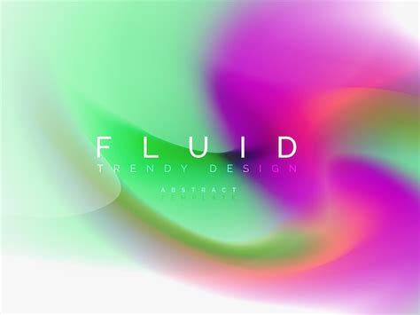 Premium Vector Background Abstract Fluid Colors Design