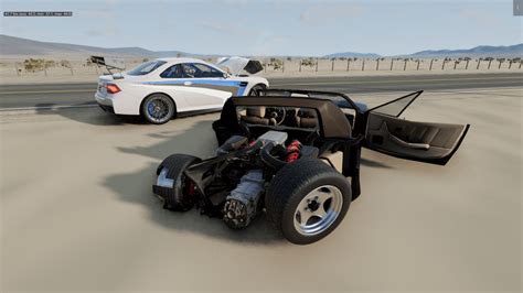 Bro Was Tryna Escape Im The White Car Rbeamng