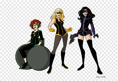 맹금 파워 소녀 그리기 레이디 블랙 호크 블랙 앨리스 맹금 슈퍼 히어로 만화 가상의 인물 Png Pngwing