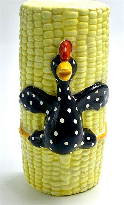 Department Dept 56 Bryan Mcnutt Corn With Chicken 1 4 Lb Butter Dish And Lid 3860569698