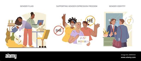 Gender Evolution Set Celebrating The Fluidity Of Gender And The