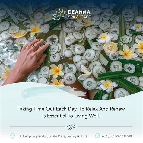 Deanna Day Spa Spa And Café In Seminyak Bali