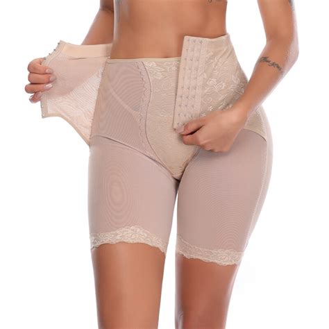 Uk High Waist Tummy Firm Control Girdle Panty All In One Full Body