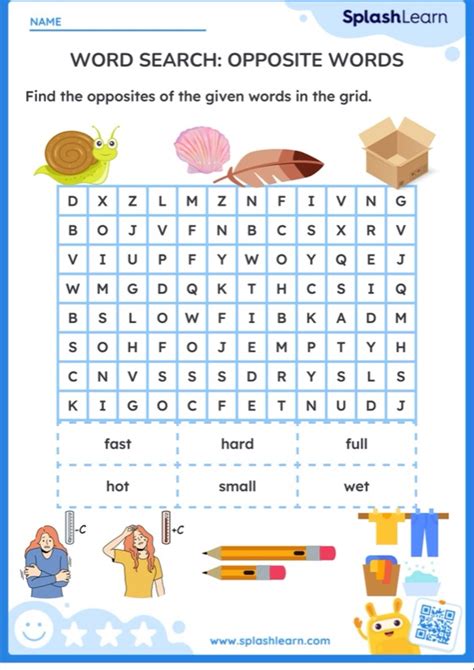 Opposites Worksheets Worksheets Worksheets Library