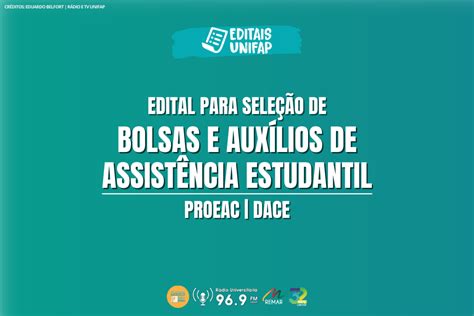 Unifap Lança Edital Para Seleção De Bolsas E Auxílios De Assistência