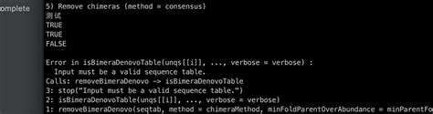 Plugin Error From Dada2 An Error Was Encountered While Running DADA2 In