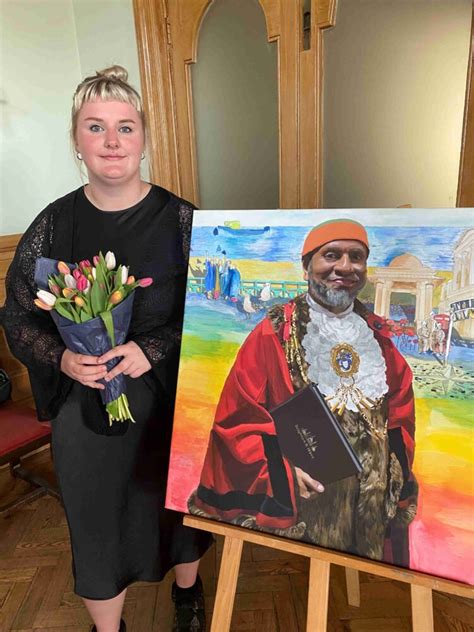 Portrait Unveiled As Mayoral Year Draws To A Close Brighton And Hove News
