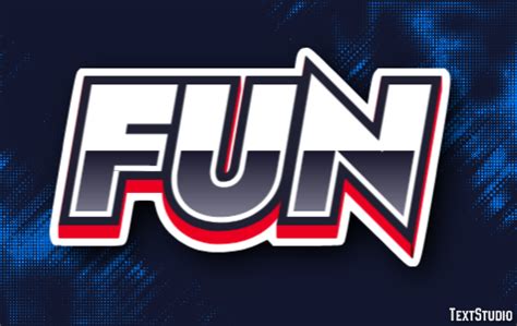 Fun Text Effect And Logo Design Word