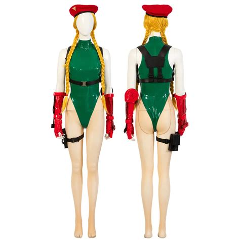 Cosdaddy Cammy White Cosplay Costume Adult Women Jumpsuits Hat Wig