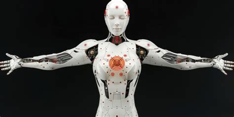 Premium Photo Robotic Humanoid With Extendable Arms
