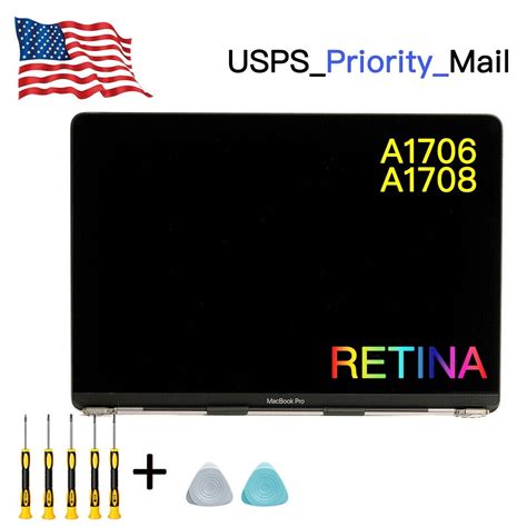 NEW Gray For Apple MacBook Pro A1706 A1708 2016 2017 LCD Screen Display