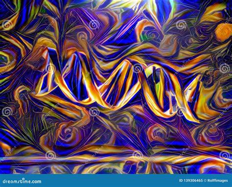 Abstract DNA Stock Illustration Illustration Of Artwork
