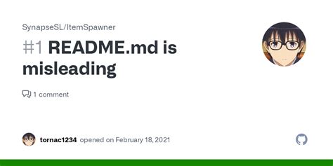 README Md Is Misleading Issue SynapseSL ItemSpawner GitHub